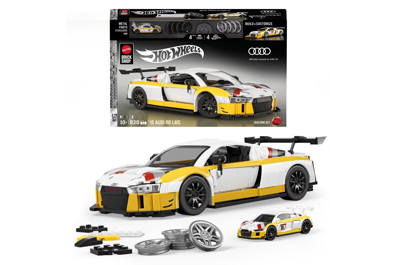 Mattel Brick Shop Hot Wheels. Honda et Audi rejoignent la gamme de ...