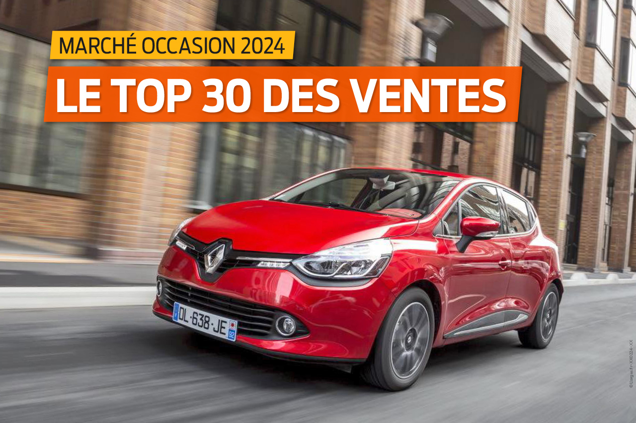 Voitures d’occasion. Le top 30 des ventes 2024 - L'Argus